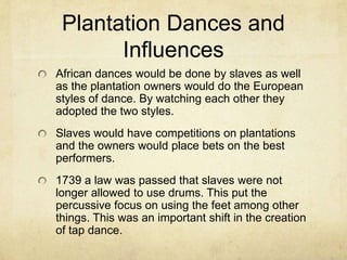 Tap dance history | PPTX