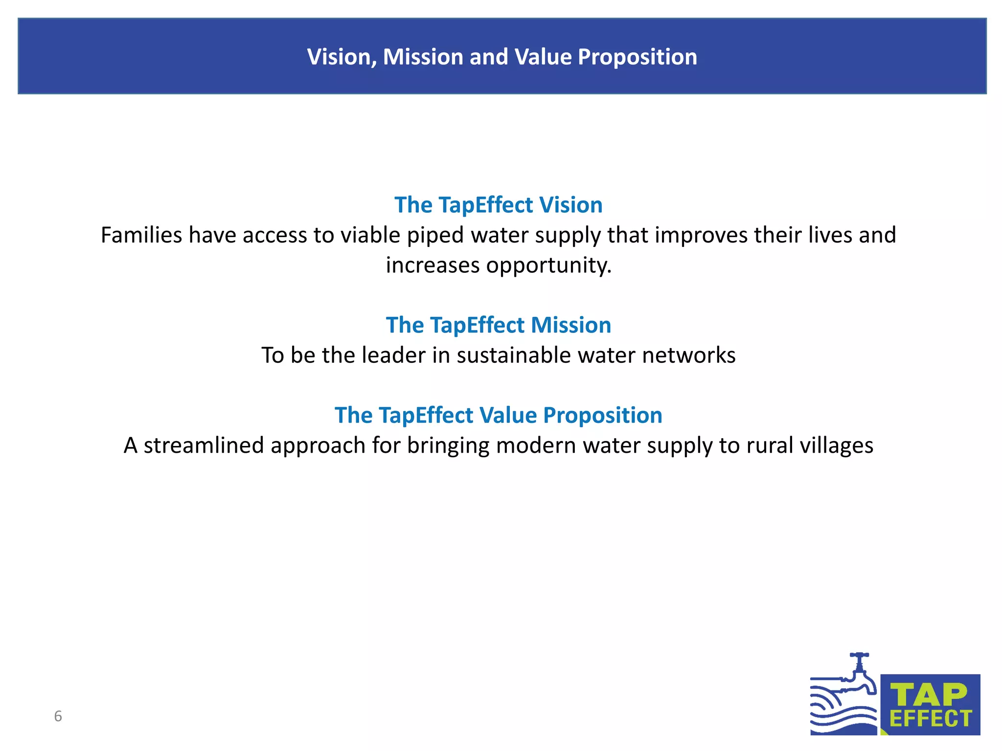 TapEffect - Piped Water Networks, Cambodia | PDF