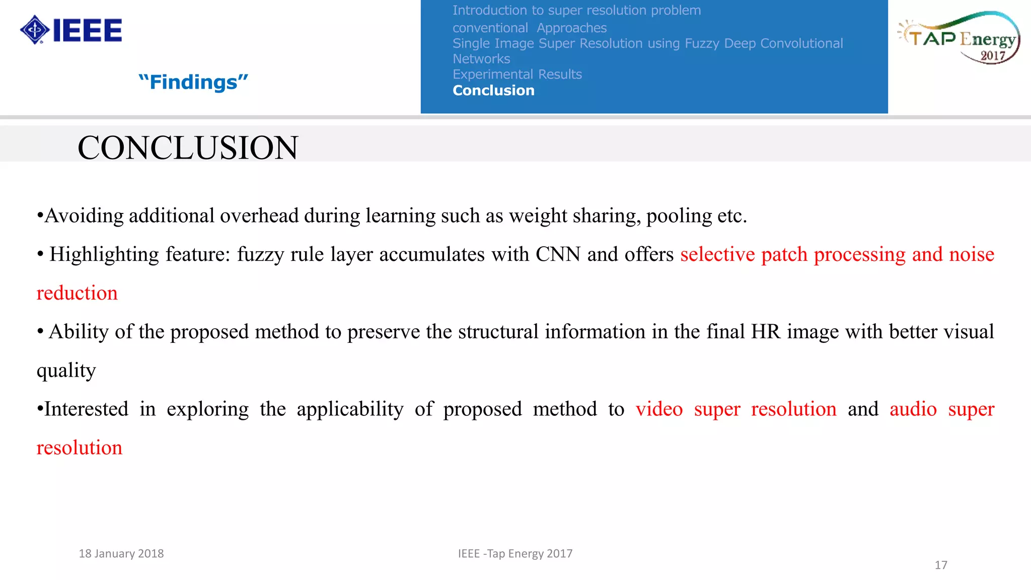 Single Image Super Resolution using Fuzzy Deep Convolutional Networks | PPTX | Artificial ...