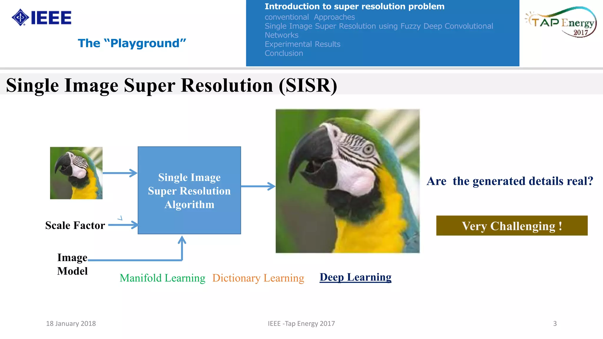 Single Image Super Resolution using Fuzzy Deep Convolutional Networks | PPTX | Artificial ...