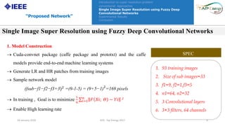 Single Image Super Resolution using Fuzzy Deep Convolutional Networks | PPTX | Artificial ...