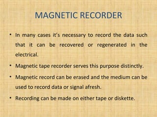 Magnetic Tape recorder | PPT