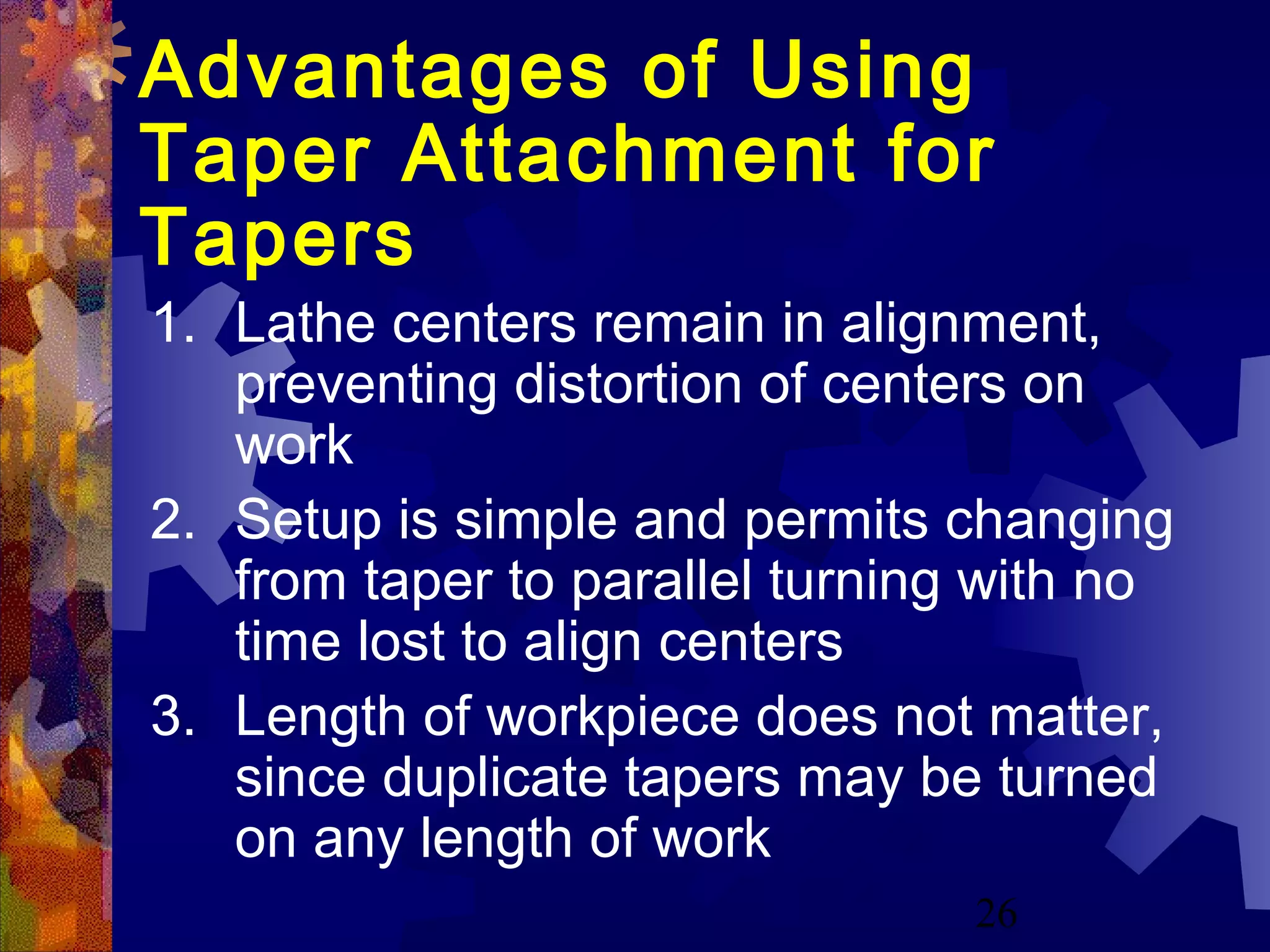 Tapers and taper_turning | PPT
