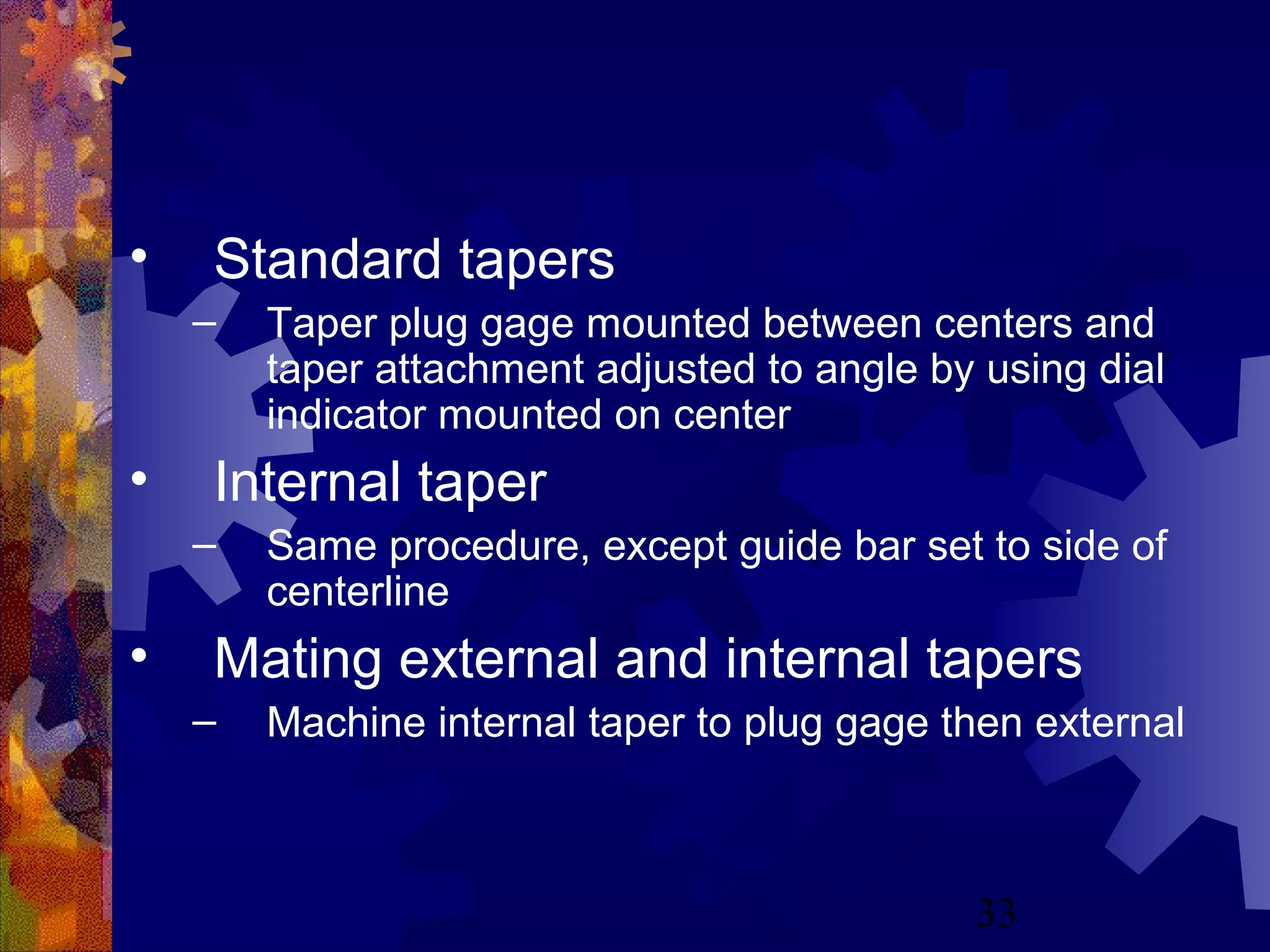 Tapers and taper_turning | PPT