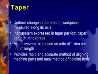 Tapers and taper_turning | PPT