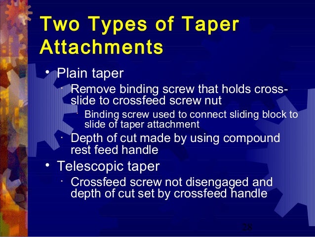 Tapers and taper_turning