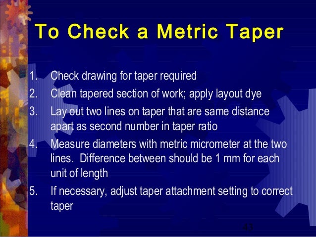 Tapers and taper_turning
