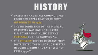 Tapes and cassettes | PPTX