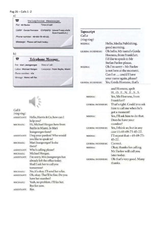 Tapescripts | PPTX | Phone Services | Home Utilities