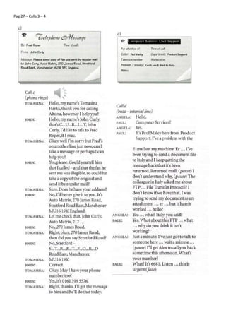 Tapescripts | PPTX | Phone Services | Home Utilities