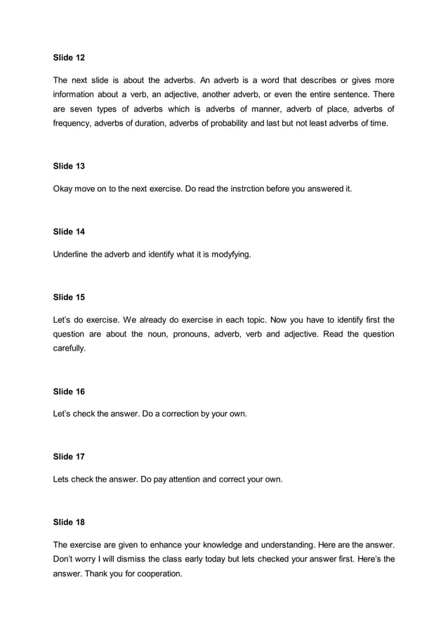 Tape script (siti syairah) | DOCX