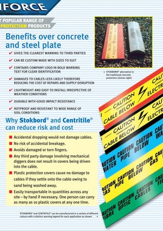 Tape Tile - Underground Cable Protection For HV High Voltage Cables | PDF