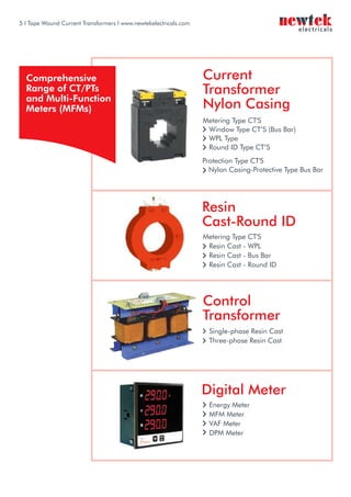 Tape wound current transformers | PDF