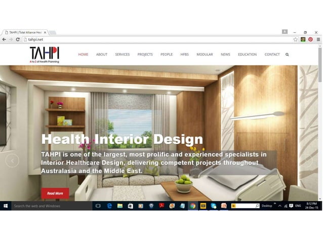 TAHPI Website - Bootstrap website | PPTX