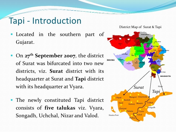 Tapi - District Profile