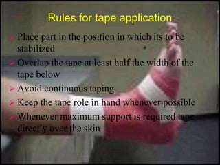 taping.ppt kinesiology, biomechanics, ortho | PPT