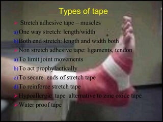taping.ppt kinesiology, biomechanics, ortho | PPT