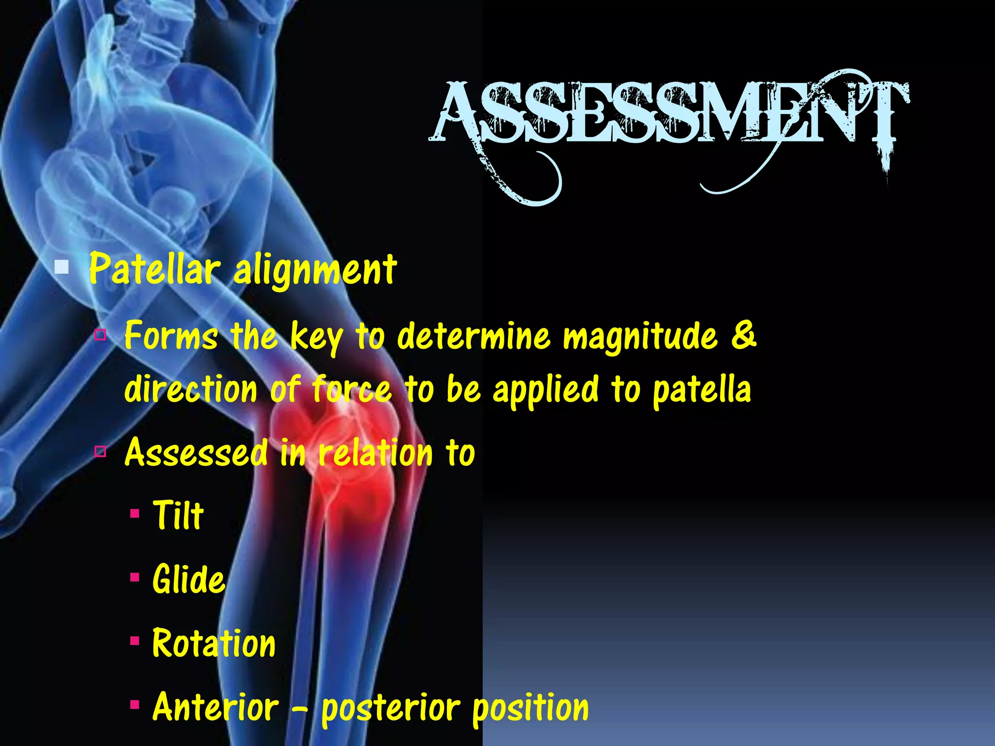 Taping for patellofemoral pain syndrome | PDF