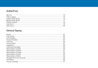 Taping Guide | PDF
