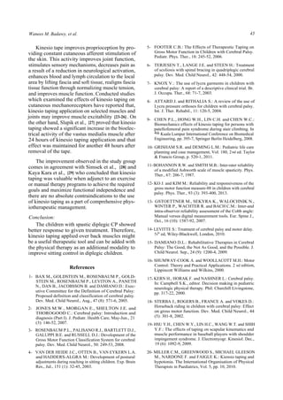 Taping in spastic cp child | PDF | Physical Therapy | Wellness