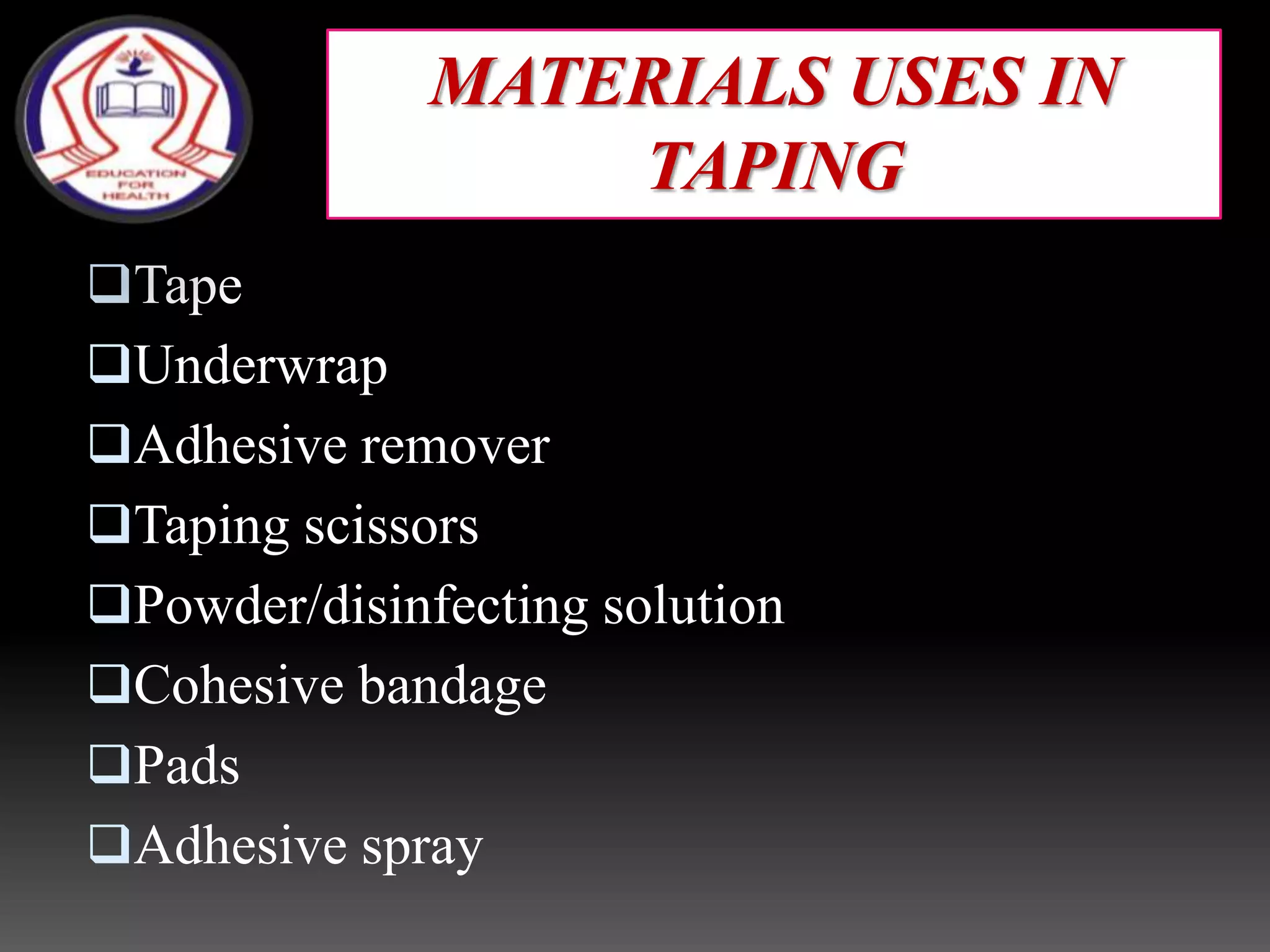Taping | PPTX