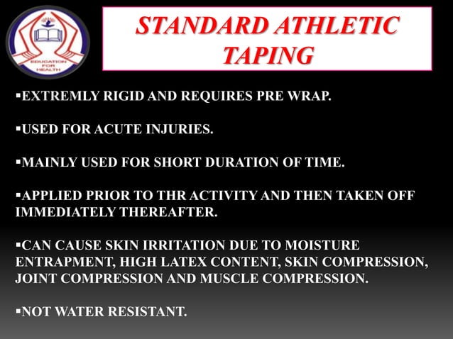 Taping | PPTX | First Aid | Injuries
