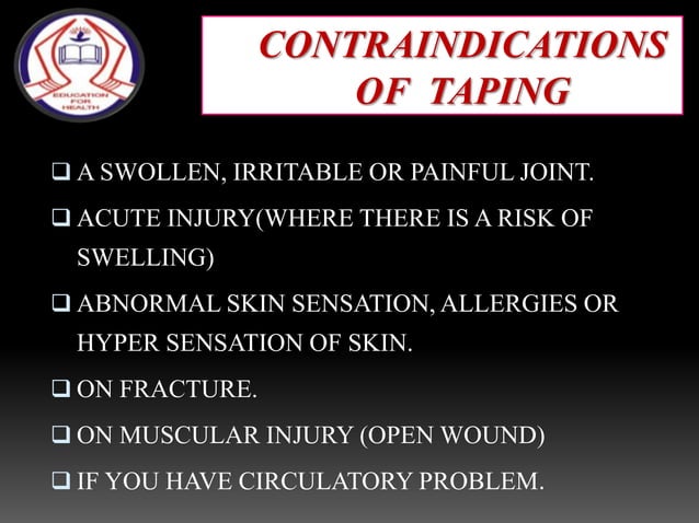 Taping | PPTX | First Aid | Injuries