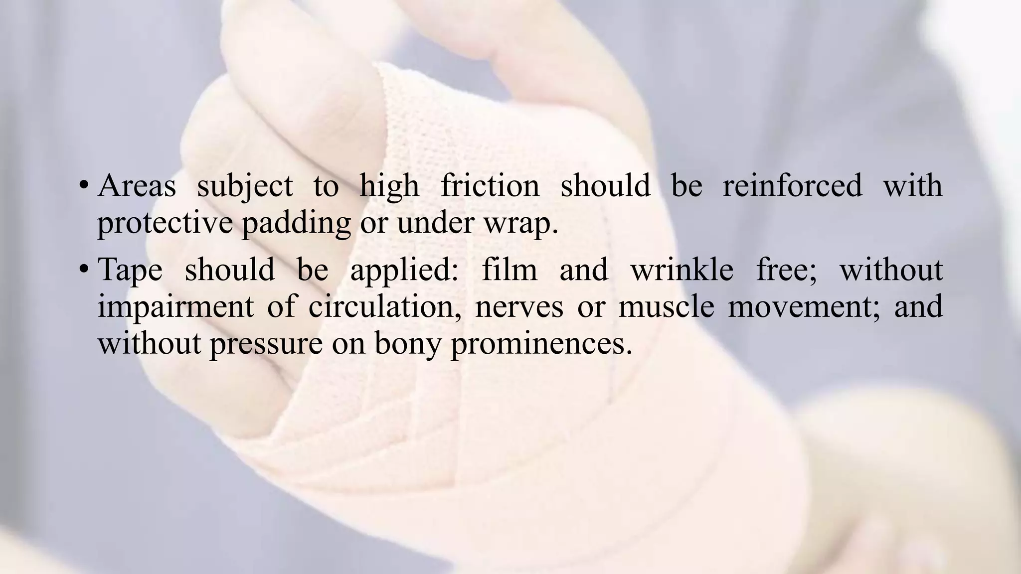 Taping principles and guidelines | PPTX