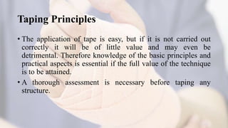 Taping principles and guidelines | PPTX