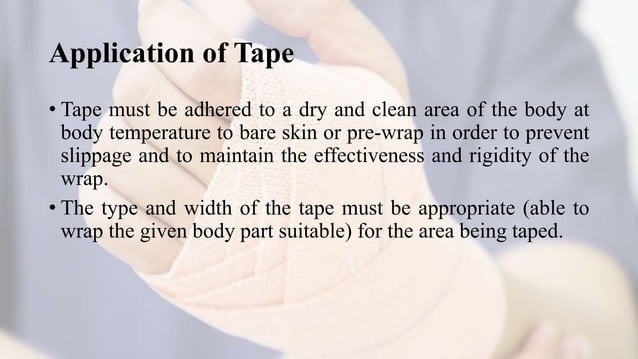 Taping principles and guidelines | PPTX