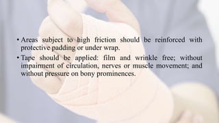 Taping principles and guidelines | PPTX