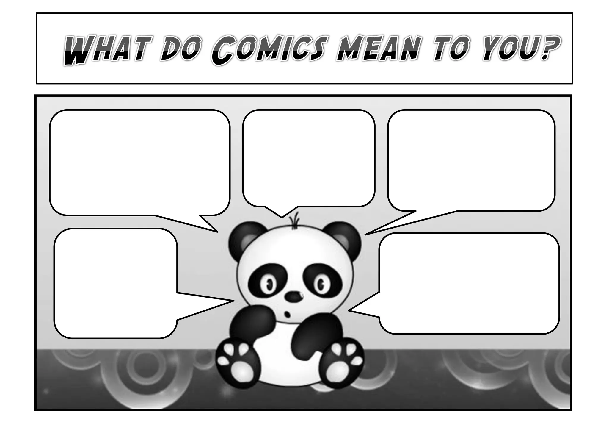 Tap into the world of comics worksheet | PDF