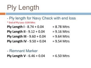 CUT ORDER PLAN SPREADING & CUTTING OF APPAREL PRODUCTS | PPTX