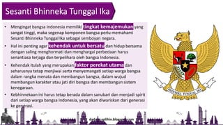 lmplementasi Nilai-nilai Kebangsaan yang Bersumber dari Sesanti ...