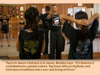 Tap: "The Great American Dance" | PPTX