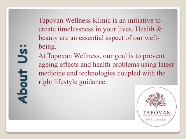 Tapovan wellness | PPTX | Herbs and Supplements | Alternative Medicine