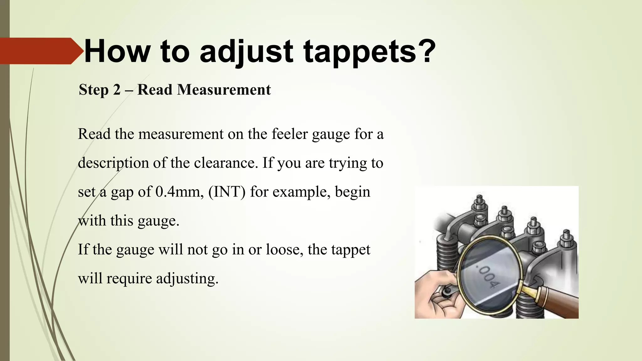 IC Engines Tappet Clearance Method and why it’s important? | PPTX