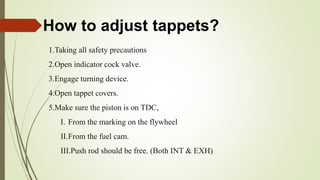 IC Engines Tappet Clearance Method and why it’s important? | PPTX