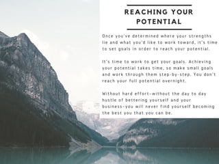 Tapping into Your Untapped Potential | PPT