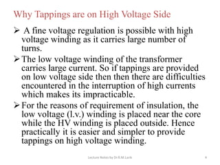 Tappings of transformer | PDF