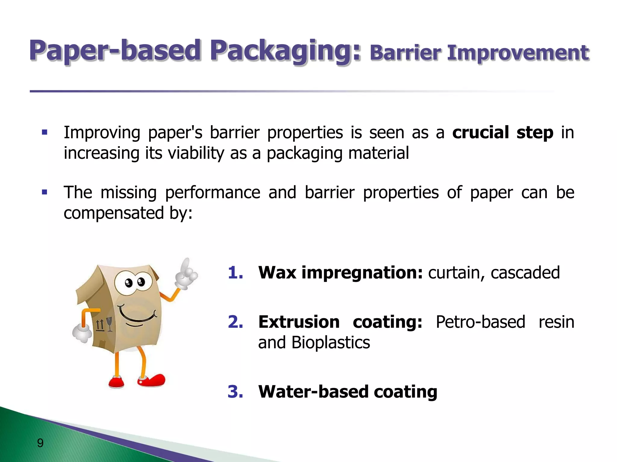 Paper Based Packaging-Sustainable Coatings | PDF