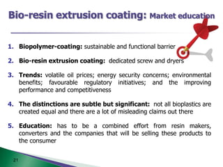 Paper Based Packaging-Sustainable Coatings | PDF