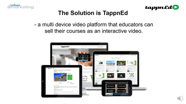 TappnEd Pitch Deck for StartCon2016 v4 | PPT