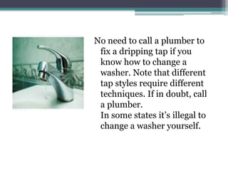 Tap presentation | PPTX