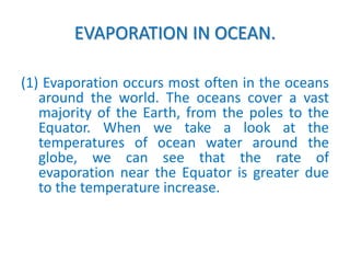 EVAPORATION | PPTX