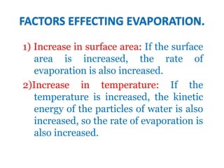 EVAPORATION | PPTX