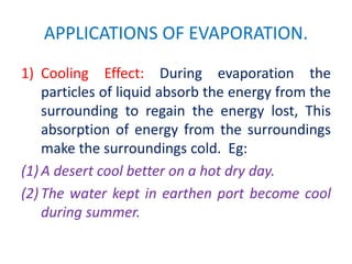 EVAPORATION | PPTX
