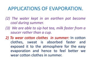 EVAPORATION | PPTX