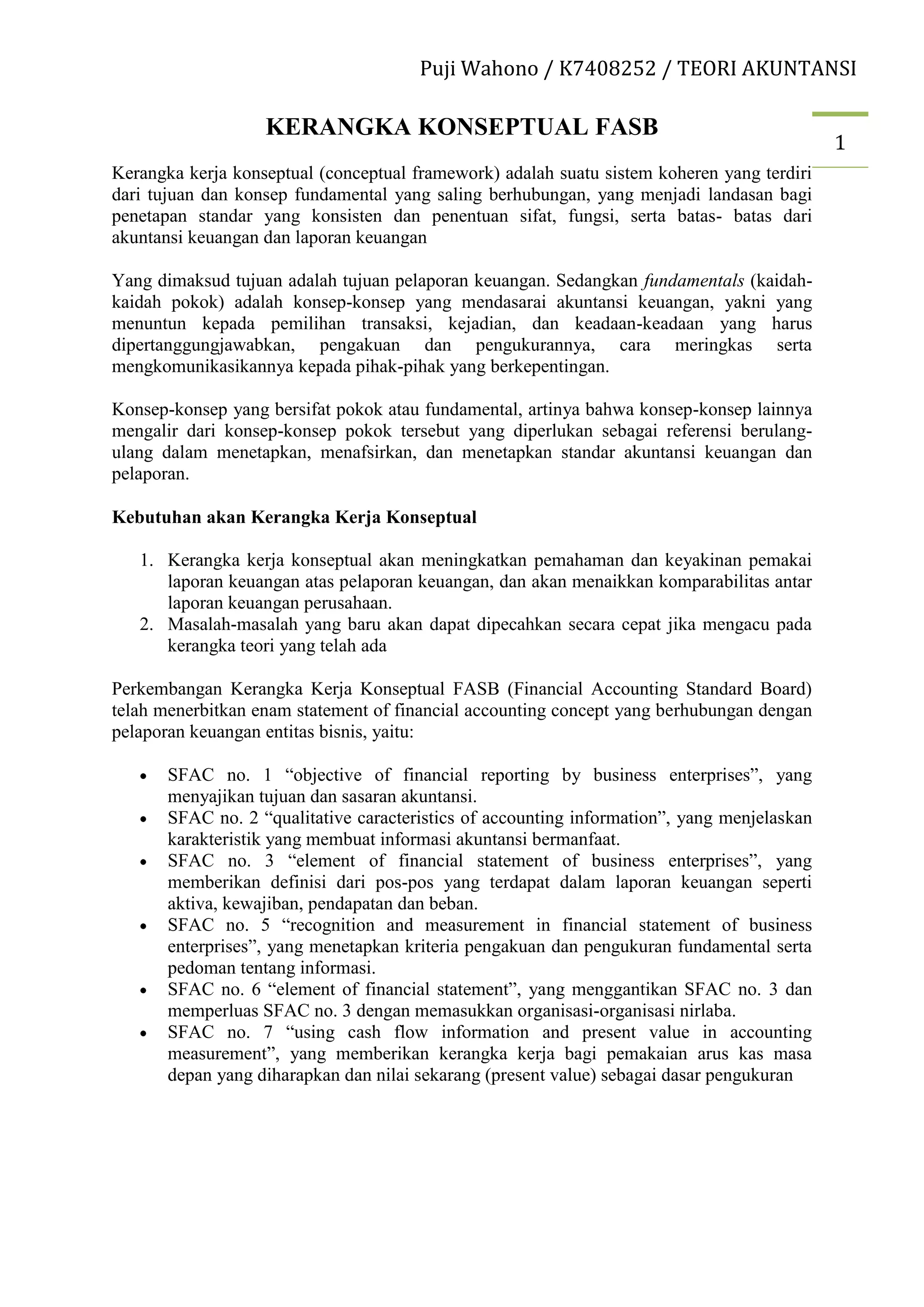 KERANGKA KONSEPTUAL FASB | DOCX
