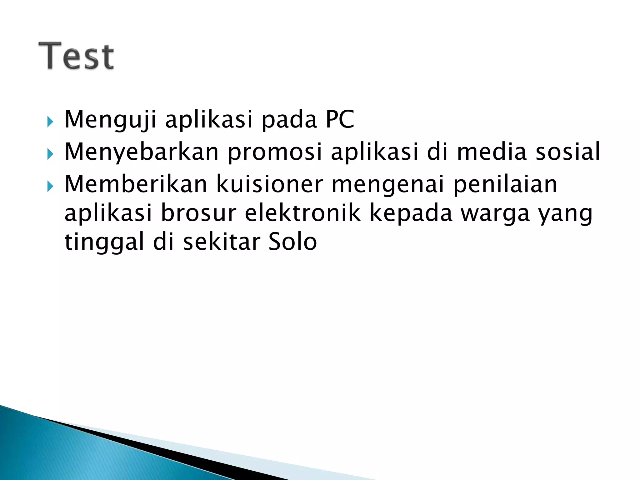 Analisa TA -> Prototype dan Test | PPTX